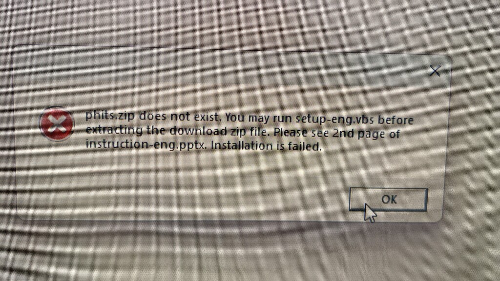 Phits install error - Questions - PHITS Forum