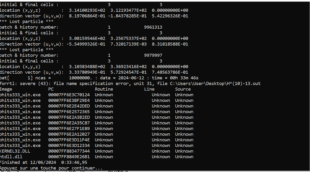 error-severe 43 - Questions - PHITS Forum