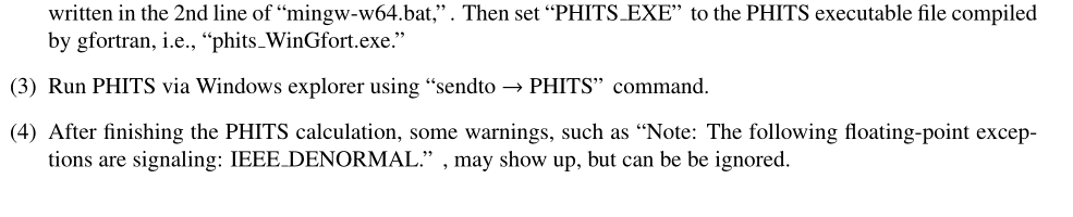 How should I recompile PHITS? - Questions - PHITS Forum