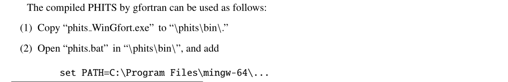 How should I recompile PHITS? - Questions - PHITS Forum