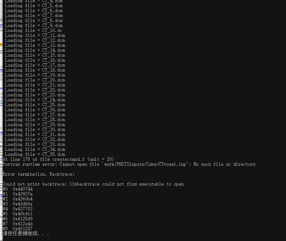 error about CT2PHITS - Questions - PHITS Forum