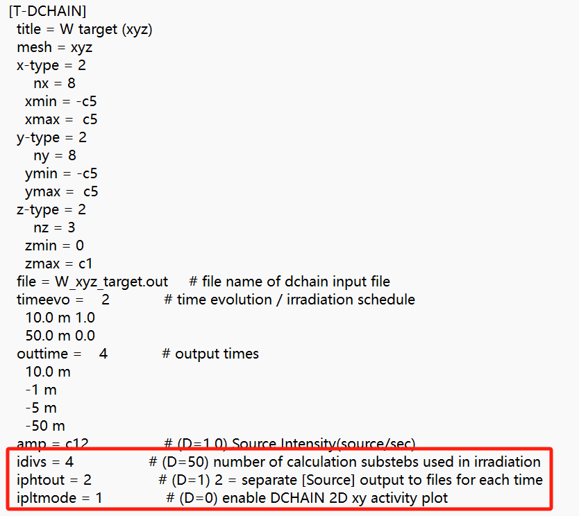 a T-dchain question - Questions - PHITS Forum
