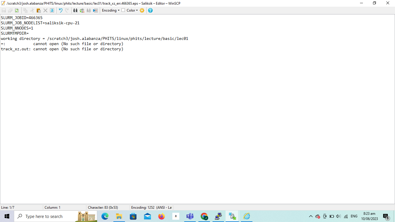 Linux HPC Sample Jobscript - Questions - PHITS Forum