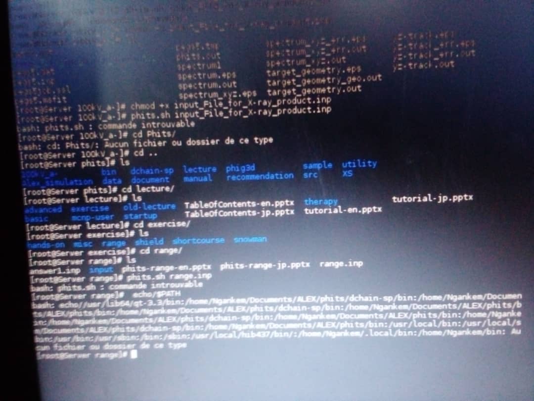 error message in Linux (Centos 7) - Questions - PHITS Forum